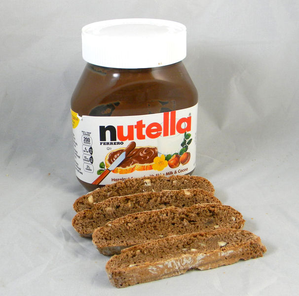 Home Baked Biscotti - Nutella - chocolate and hazelnut - 1 Dozen ...