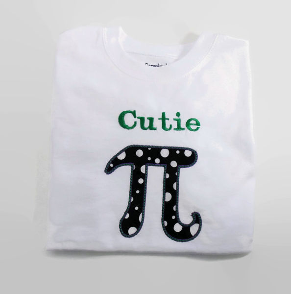 Cutie Pi shirt, Math nerd kid shirt, Geekery, Pi joke tee, smart ...