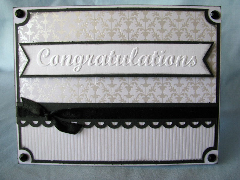 Embossed congratulations card, Wedding card, engagement card, an ...