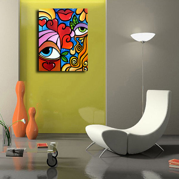 Bubbles - Original Abstract painting pop Art by Fidostudio - Fidostudio ...