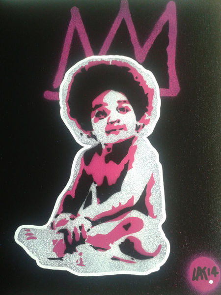 Notorious B.I.G. Original Canvas 8x10, Stencil x Spray Paint - Abstract ...