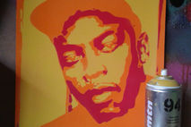 Dr Dre Stencil