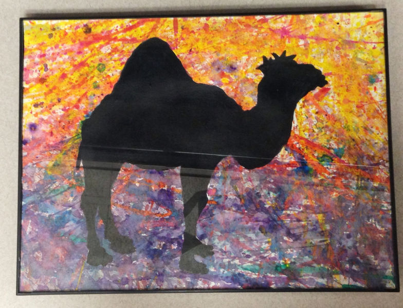 Camel at Sunset Painting - Elephantastic Designs - PinkLion