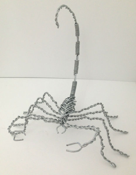 Scorpion sculpture. Weaved out of galvanized steel wire - Zenda ...