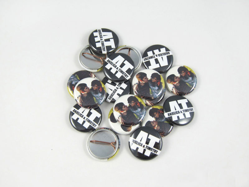 1-Inch Custom Pins or Magnets, Set of 25 - Hummingbird Stationery ...