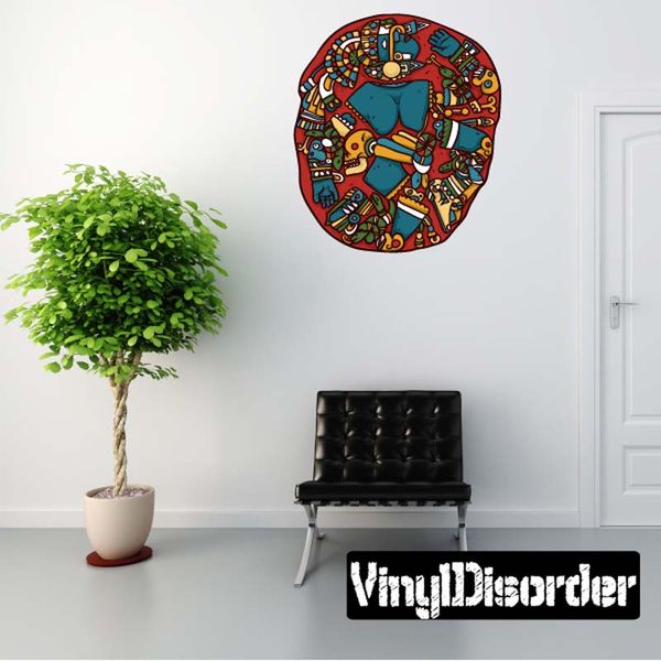 Aztec Wall Decal - Vinyl Car Sticker - Uscolor002 - VinylDisorder ...