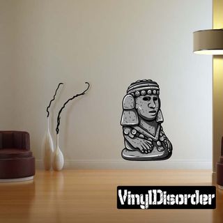 Aztec Sculpture Wall Decal - Vinyl Car Sticker - Uscolor006 ...
