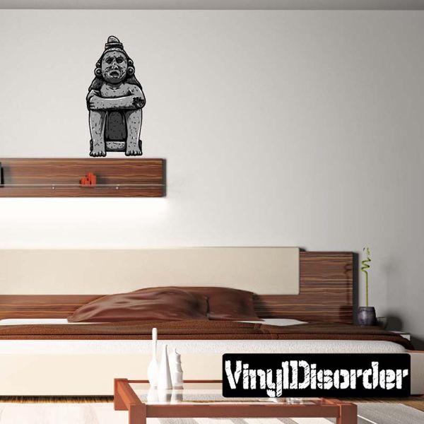 Aztec Sculpture Wall Decal - Vinyl Car Sticker - Uscolor007 ...