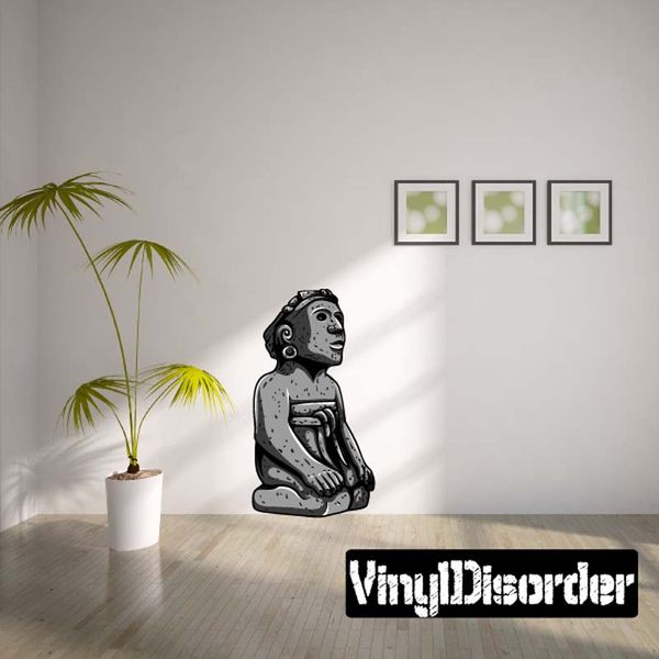 Aztec Sculpture Wall Decal - Vinyl Car Sticker - Uscolor012 ...