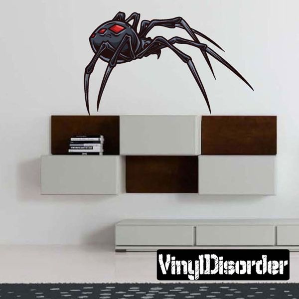 Black Spider Wall Decal - Vinyl Car Sticker - Uscolor005 ...