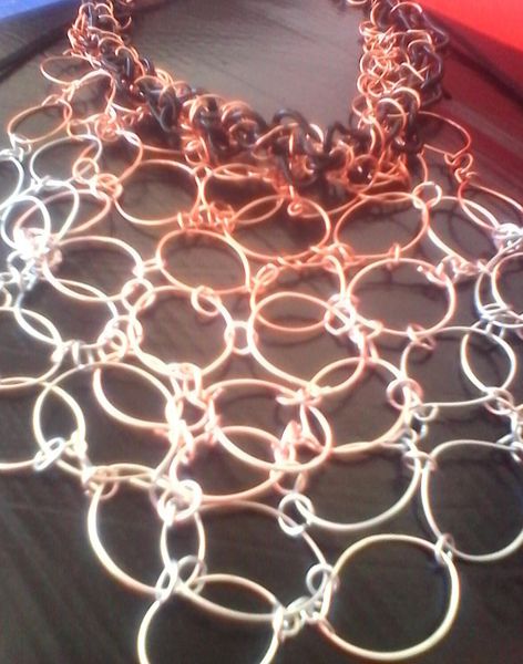 Ombre Tri-Color Statement Necklace - BEAD•A•ROPE - PinkLion