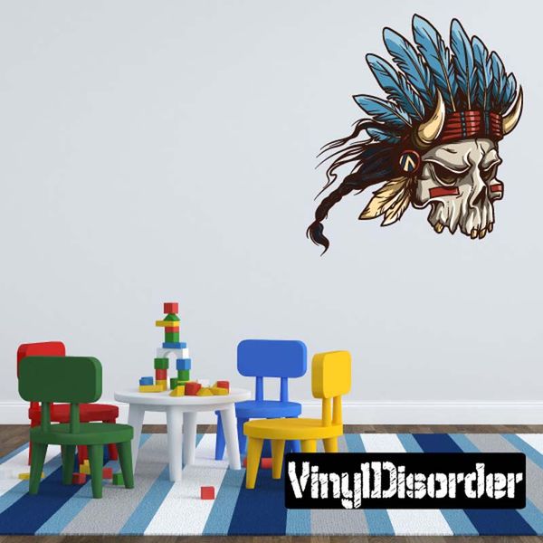 Native American Wall Decal - Vinyl Car Sticker - Uscolor001 ...