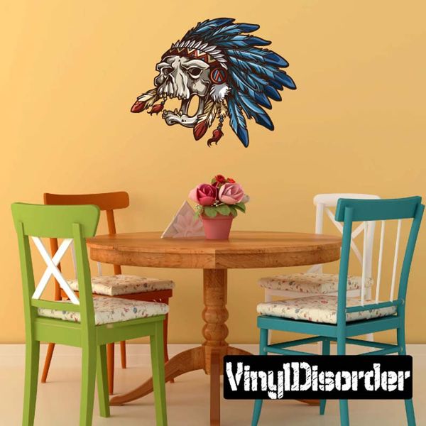 Native American Wall Decal - Vinyl Car Sticker - Uscolor003 ...