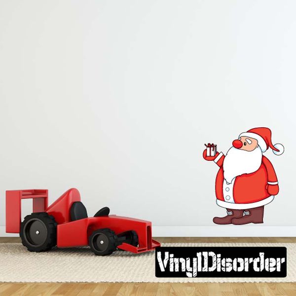 Christmas Santa Wall Decal - Vinyl Car Sticker - Uscolor012 ...