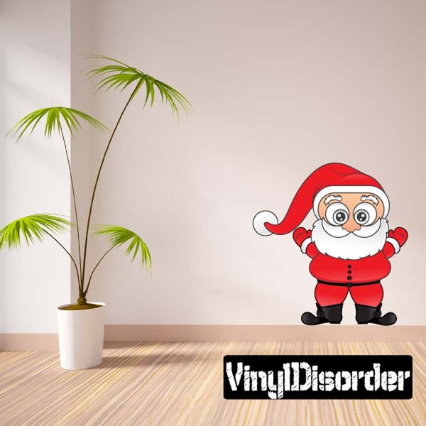 Christmas Santa Wall Decal - Vinyl Car Sticker - Uscolor020 ...