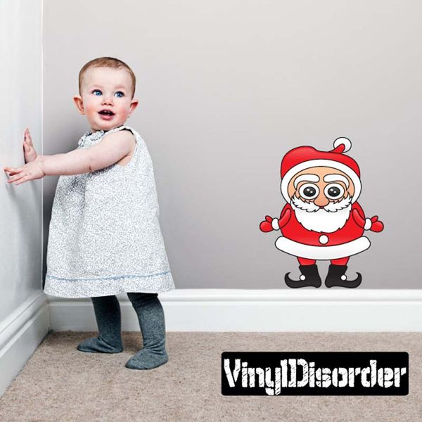 Christmas Santa Wall Decal - Vinyl Car Sticker - Uscolor022 ...