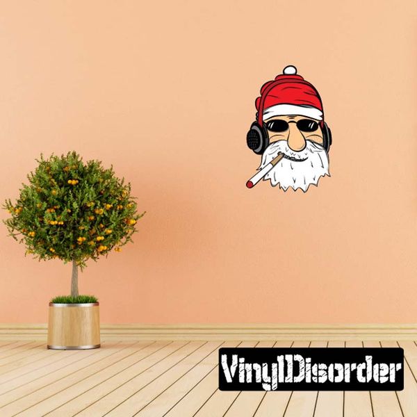 Christmas Santa Wall Decal - Vinyl Car Sticker - Uscolor001 ...