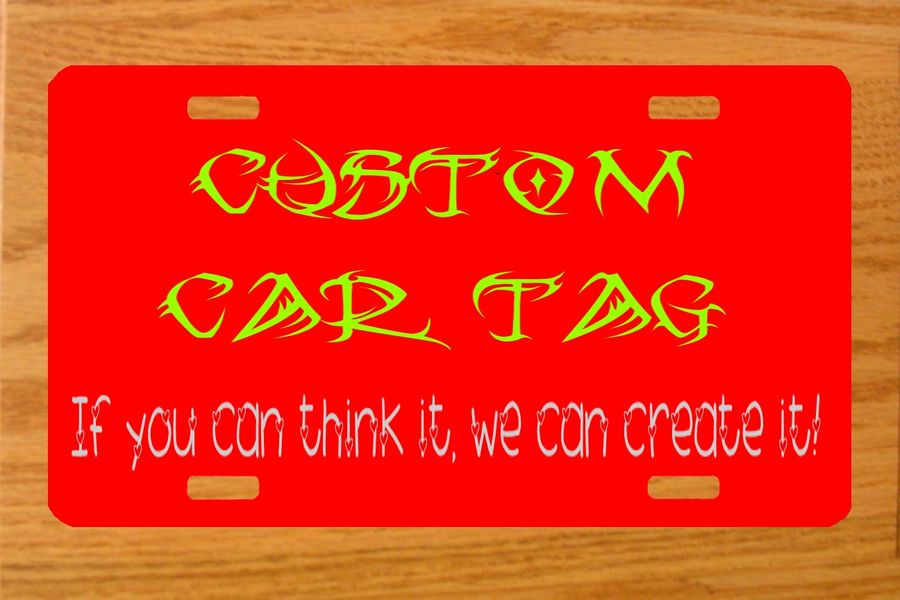 Full Custom License Plate, Full Custom Car Tag - LicensePlateArtists ...