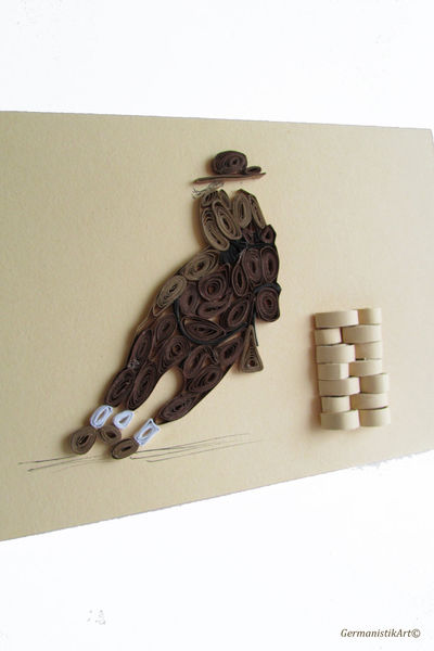 Barrel Racer Quilling Card, Barrel Racing Greeting Card, Quilled ...