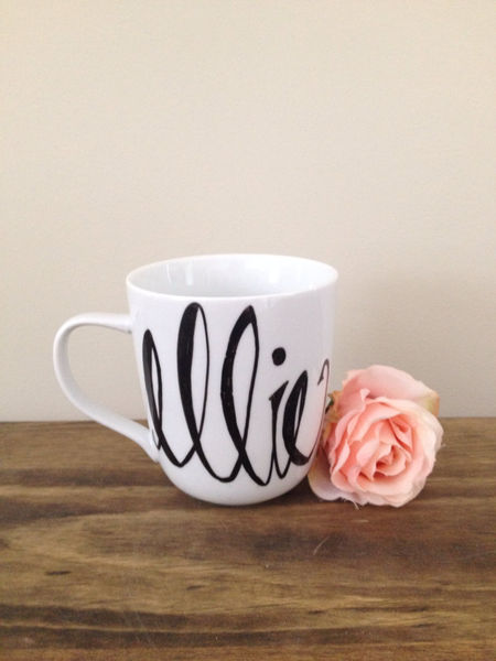 Personalized Bridesmaid, Wedding Party,Bridal Shower White Mug H ...