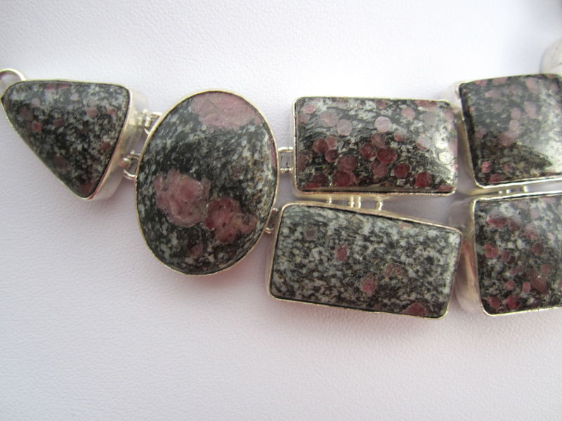 Ruby in Spinel Matrix Crystal Silver Necklace - Crystal Beauties - PinkLion