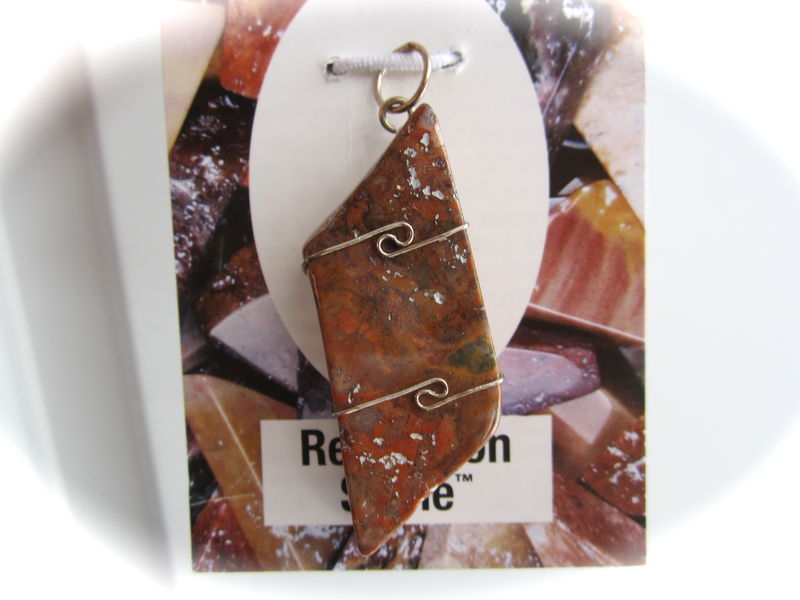Jasper Revelation Stone Silver Pendant - Crystal Beauties - PinkLion