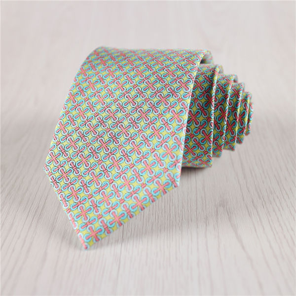 multicolor ties.geometric printed tie.vintage silk necktie+nt143 ...