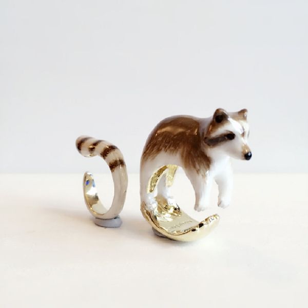 Raccoon Ring Set - Mary Lou - PinkLion