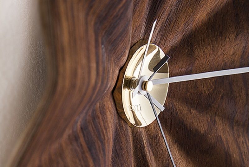 Unfolded Vertical Wall Clock - Cozi Studio - PinkLion