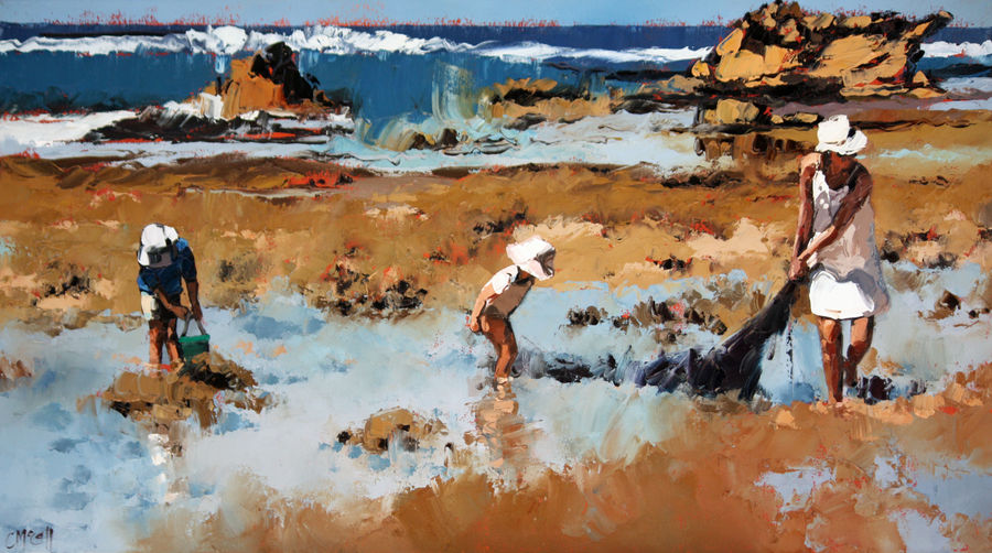 Original Painting For Sale, 'Rockpool Treasures II' - ClaireMcCallArt ...